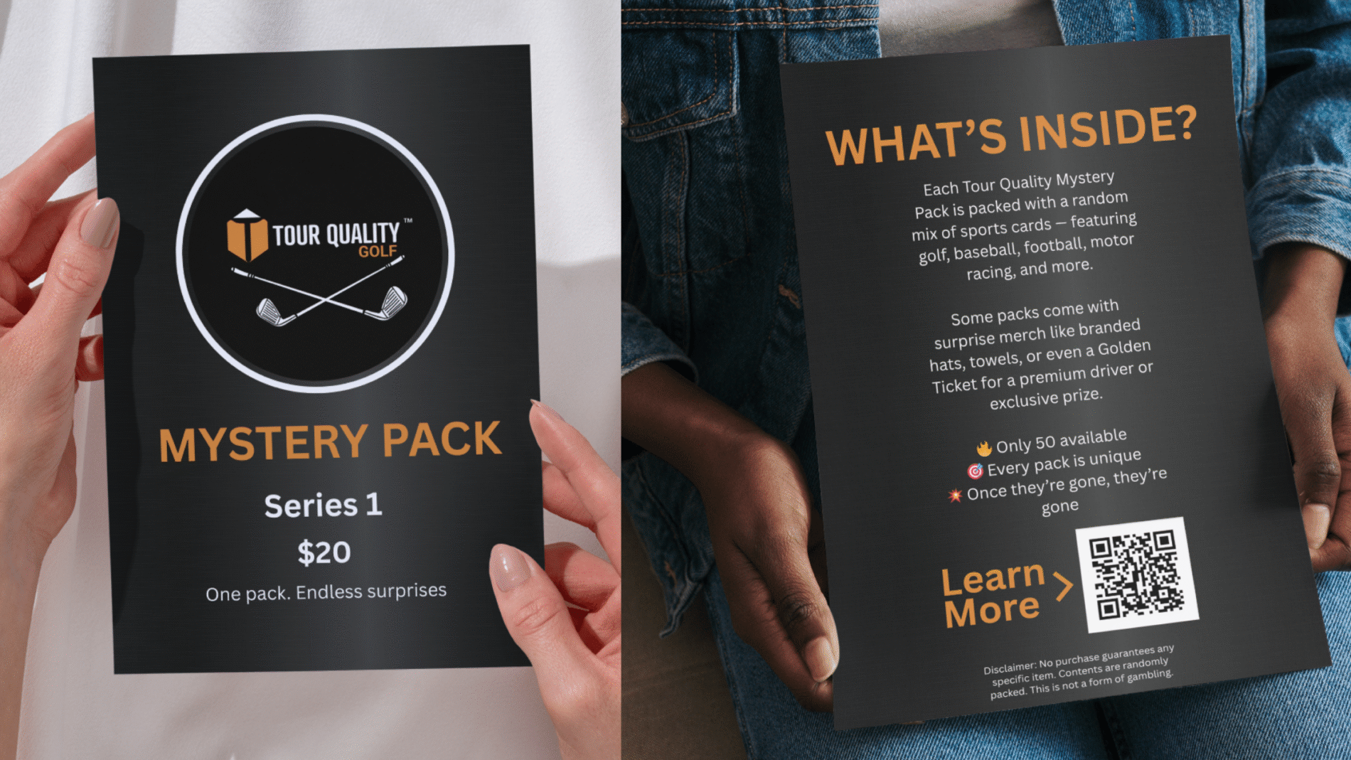 Tour Quality Golf Mystery Packs 🎁 - Tour Quality Golf | Indoor Lessons ...